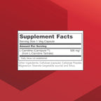 500 mg L-Carnitine for energy support