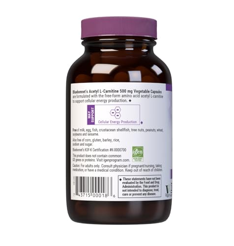 500 mg l-carnitine for energy