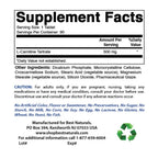 500 mg L-Carnitine for energy