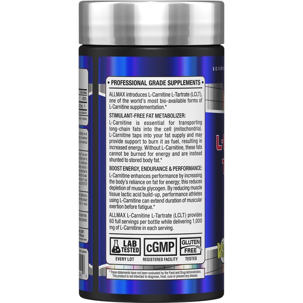 500 mg L-Carnitine Tartrate capsules