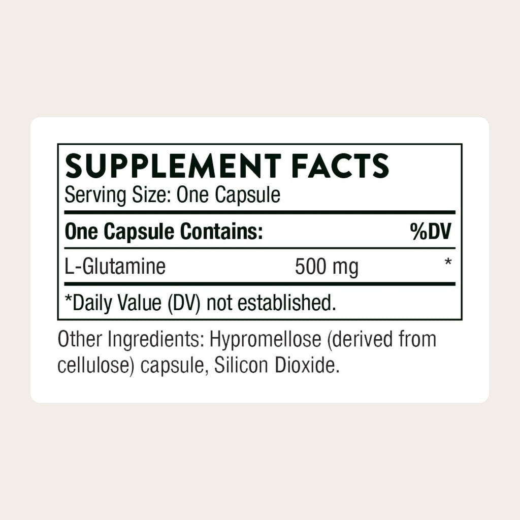 500 mg L-Glutamine capsules for endurance