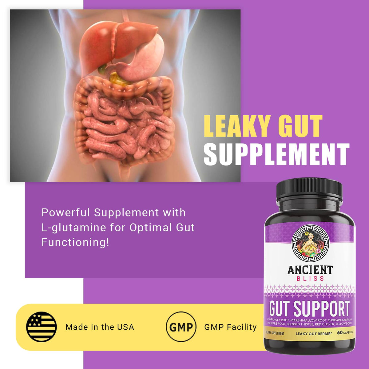 500 mg L-Glutamine multivitamin for athletes