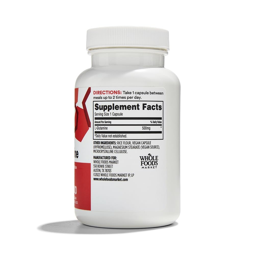 500 mg l-glutamine supplement for athletes