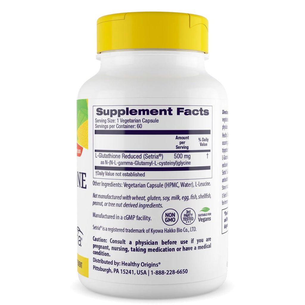 500 mg L-Glutathione capsules