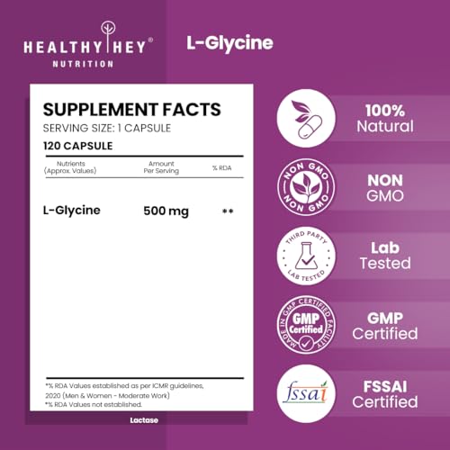 500 mg L-Glycine dosage