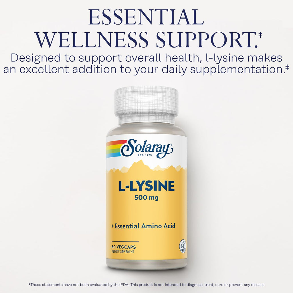 500 mg L-Lysine for immune support