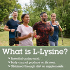 500 mg L-Lysine tablets for health