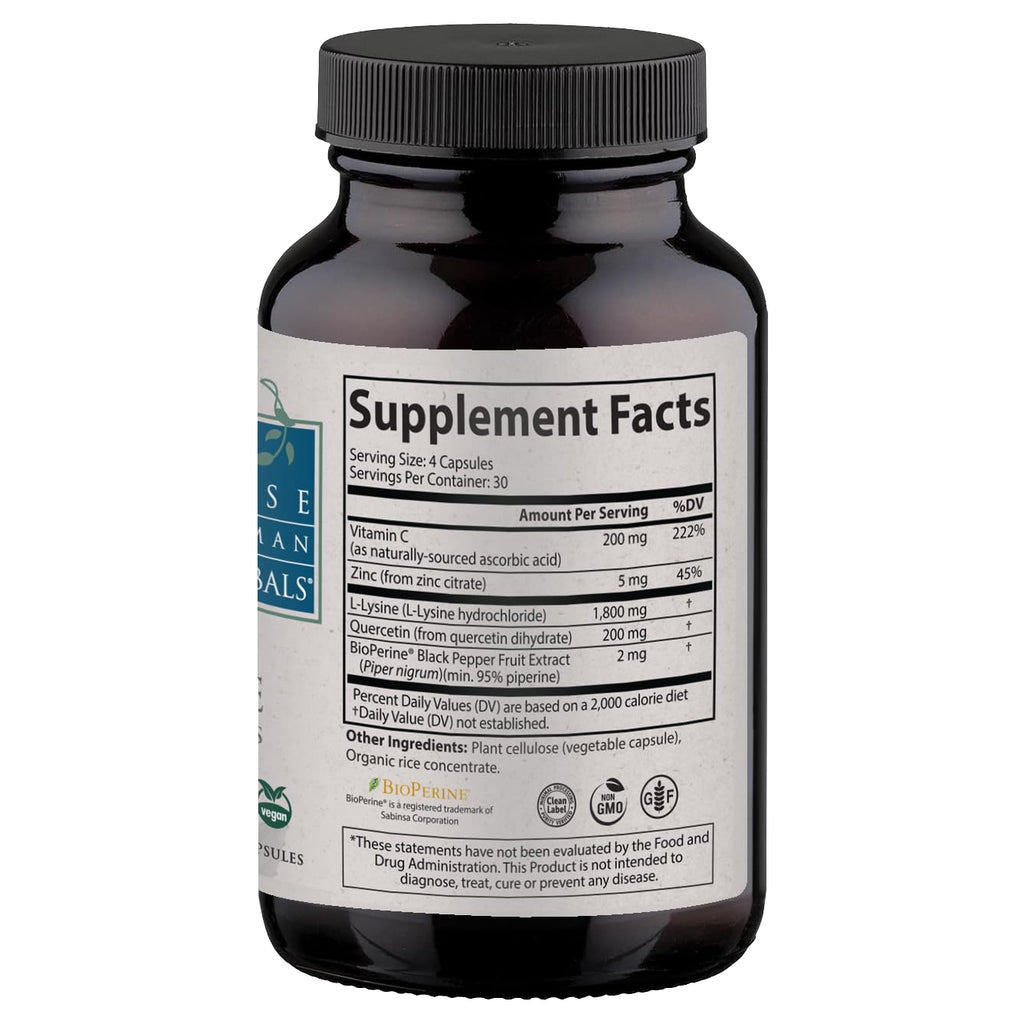 500 mg L-Lysine vegetable capsules