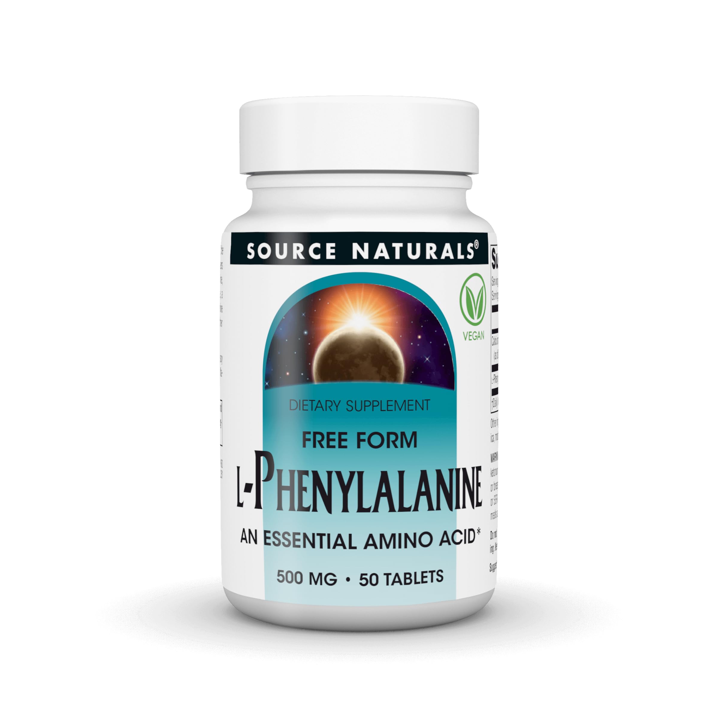 500 mg L-Phenylalanine tablets