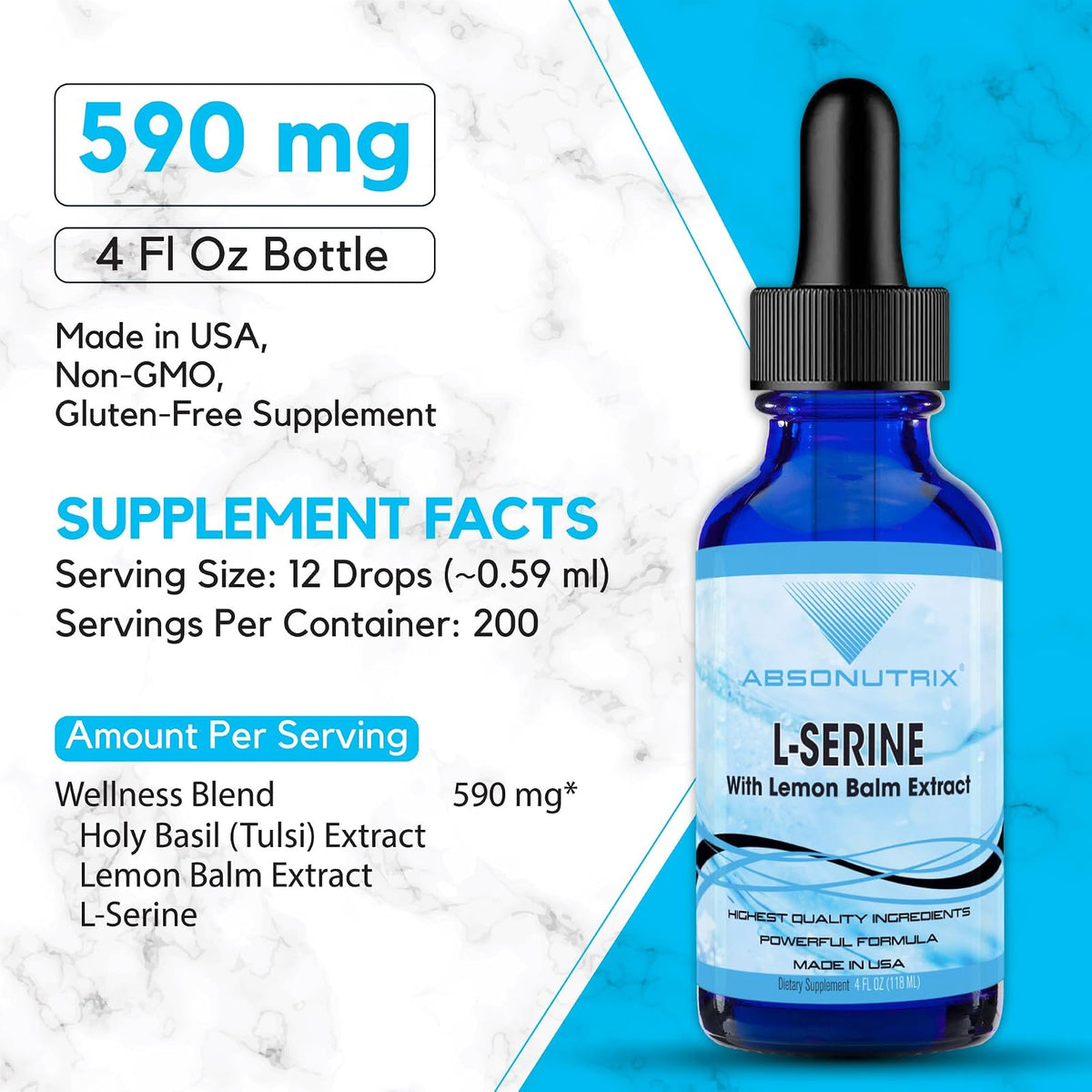 500 mg L-Serine for wellness