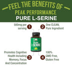 500 mg L-Serine vitamin supplement