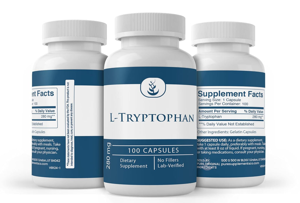 500 mg L-Tryptophan for better sleep