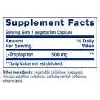 500 mg L-Tryptophan for relaxation