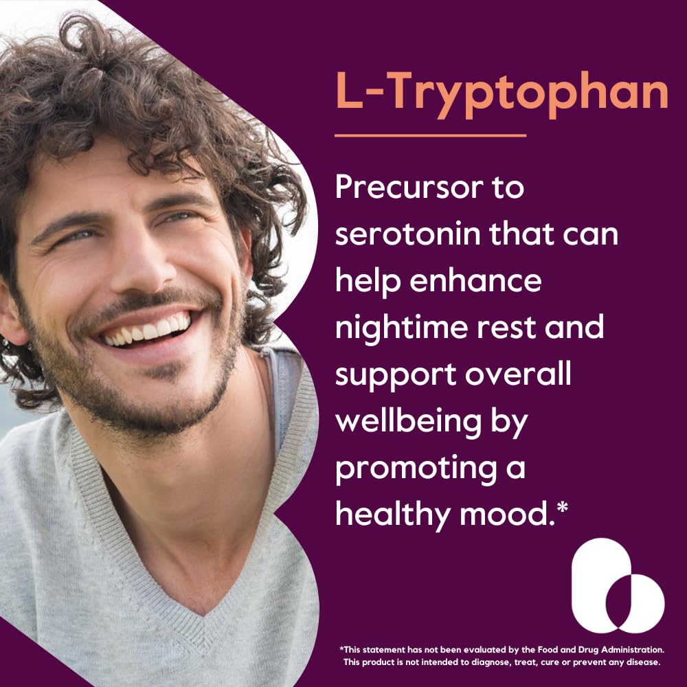500 mg L-Tryptophan for relaxation