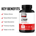 500 mg L-Tyrosine capsules for focus