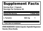 500 mg L-Tyrosine for energy