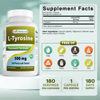 500 mg l-tyrosine for stress relief