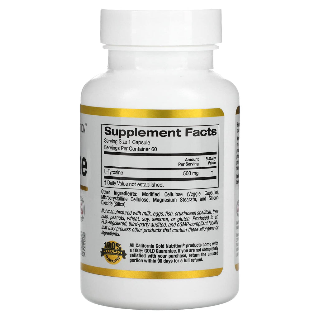 500 mg L-Tyrosine health benefits