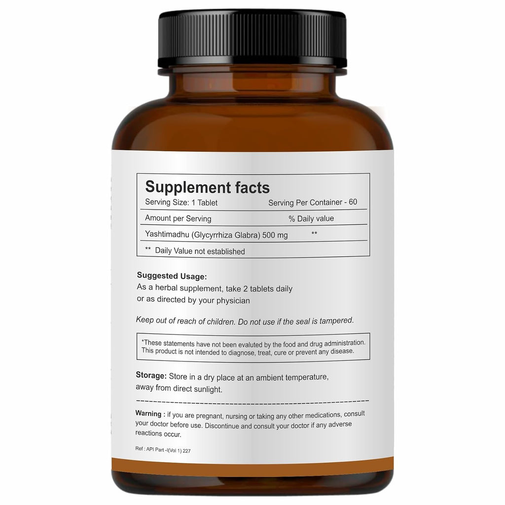 500 mg licorice root supplement