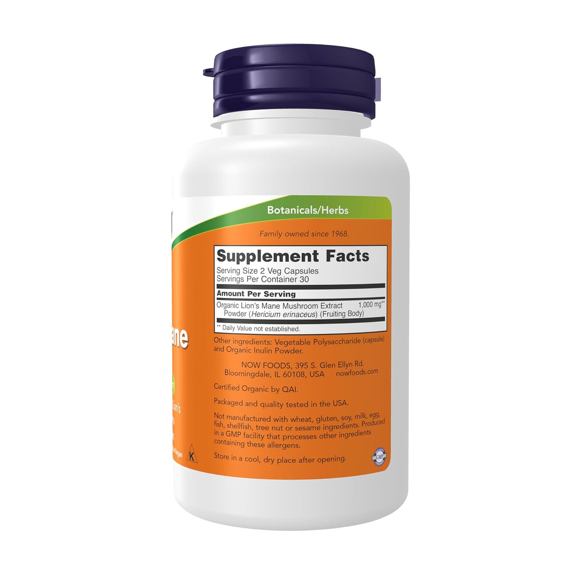 500 mg lion's mane capsules