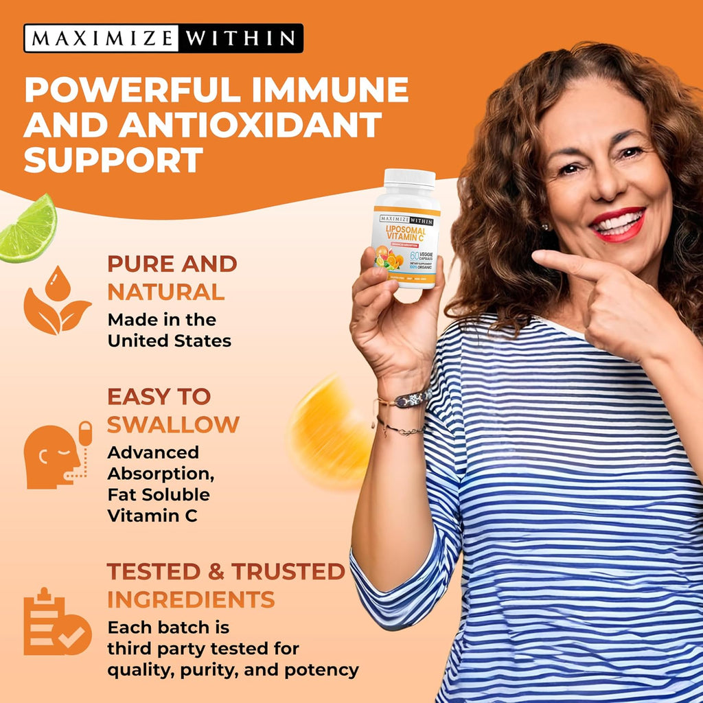 500 mg Liposomal Vitamin C benefits
