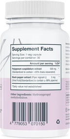 500 mg Longevity Plus capsules