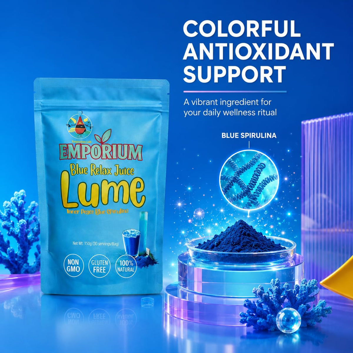 500 mg LUME Blue relax mix