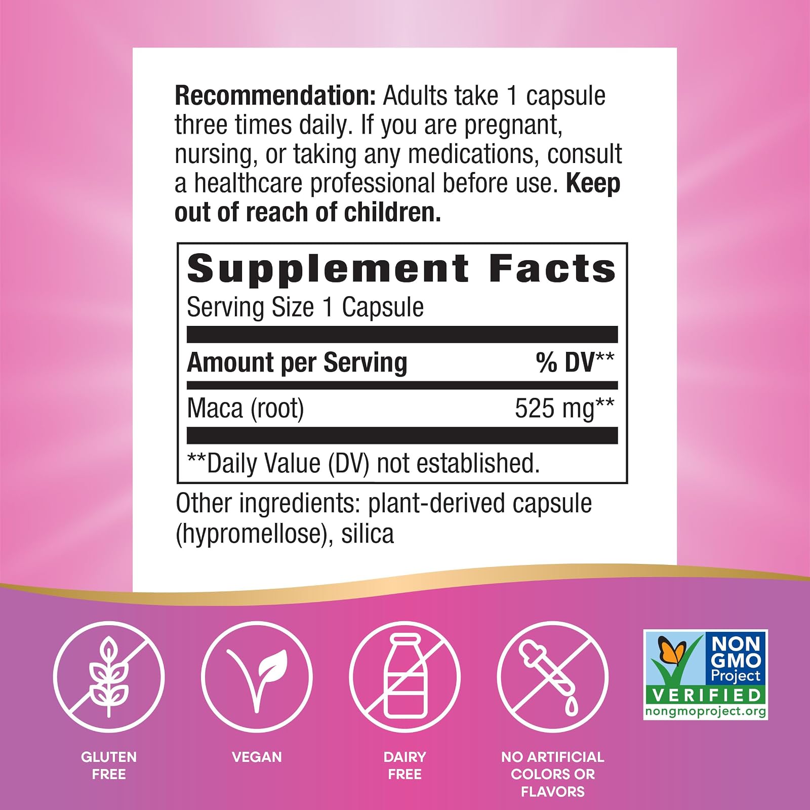 500 mg Maca root dosage