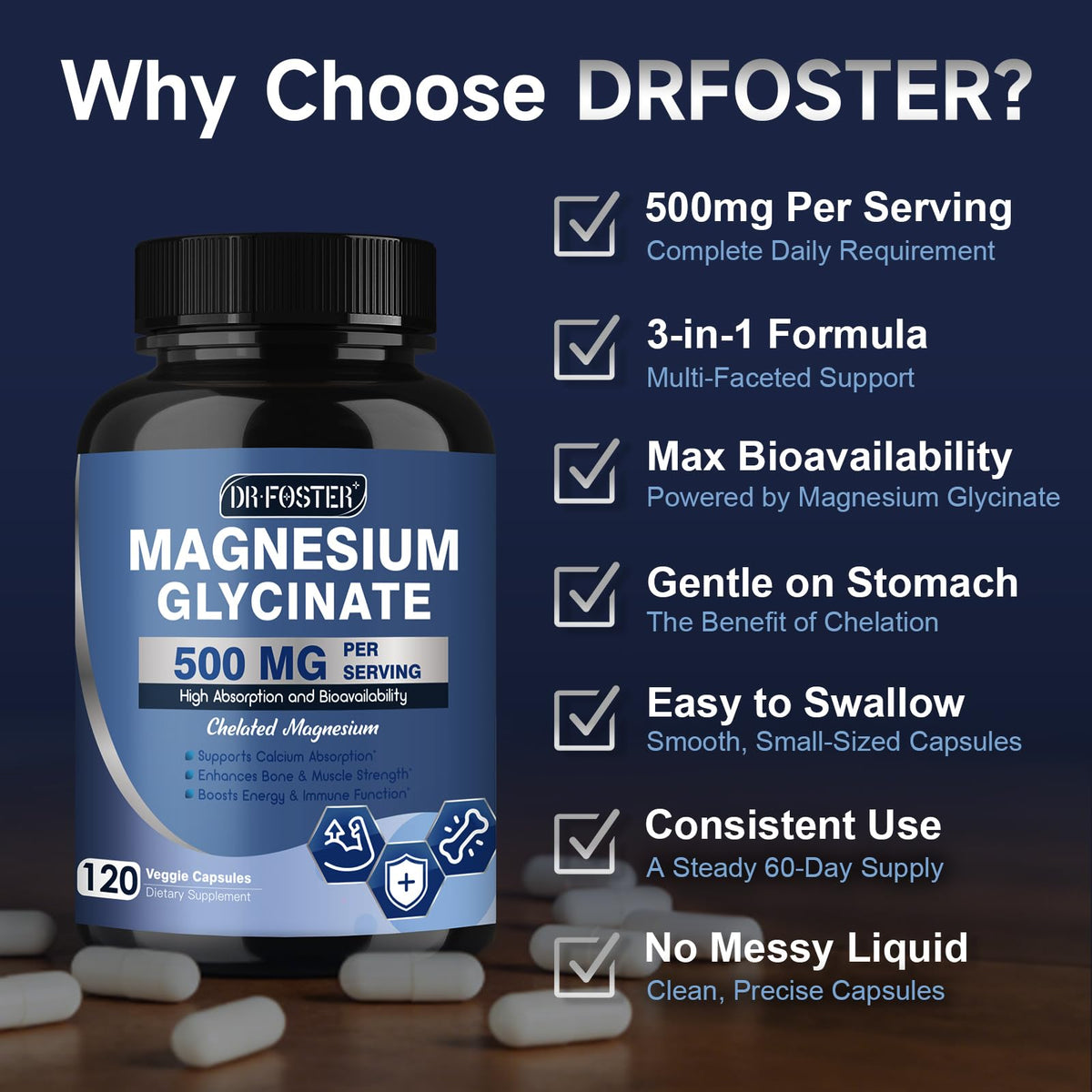 500 mg magnesium bisglycinate dosage