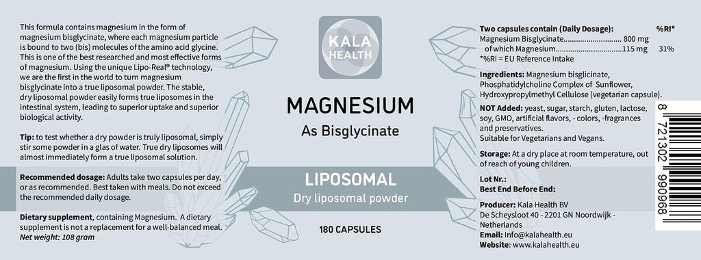 500 mg Magnesium Bisglycinate for muscle support