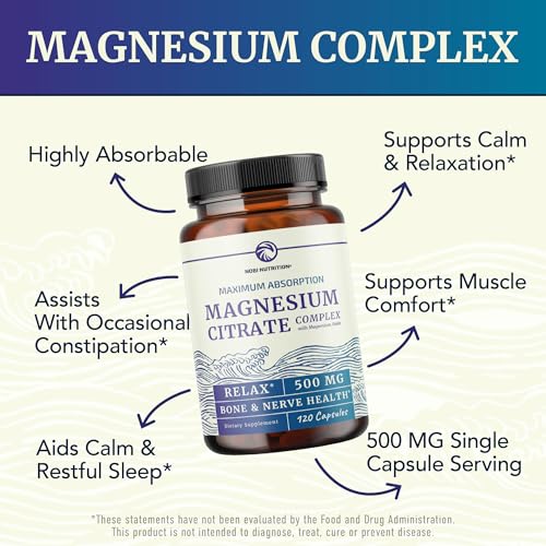 500 mg magnesium capsules for sleep support