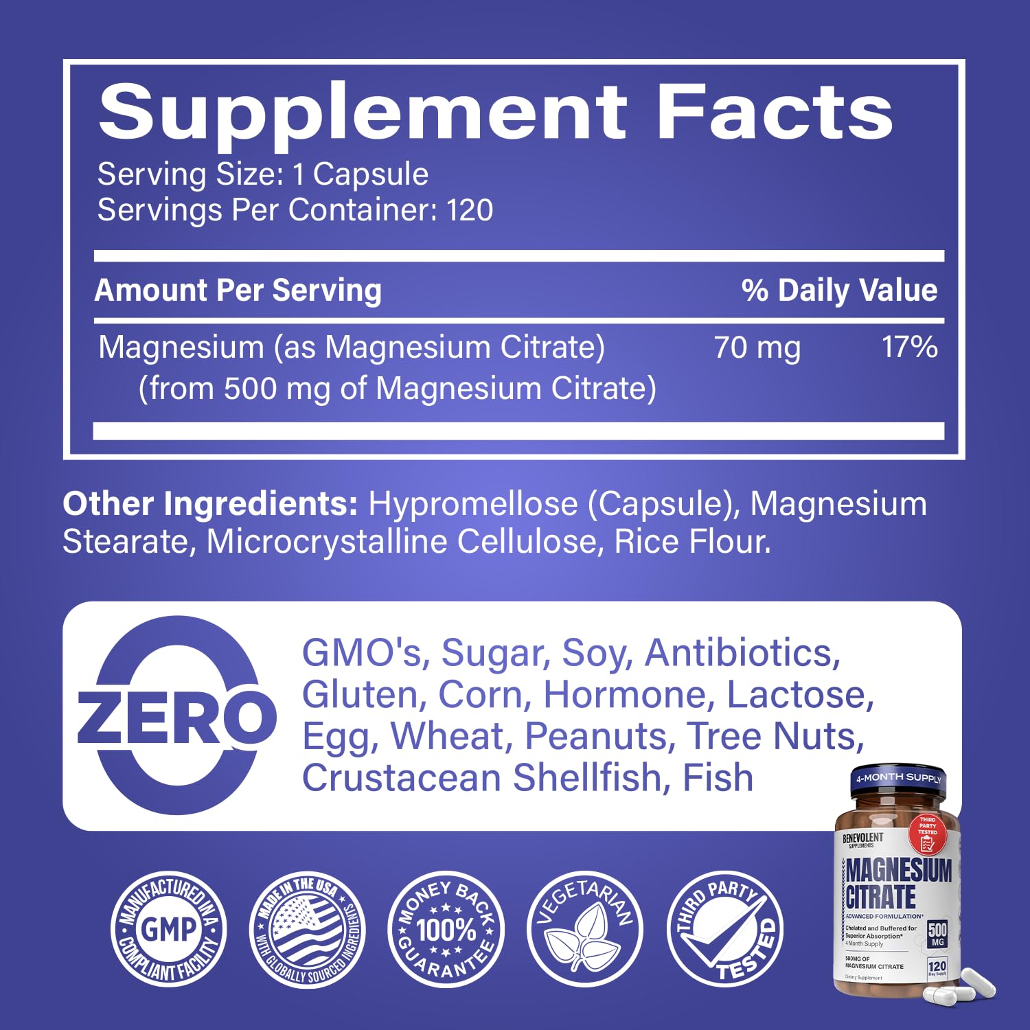 500 mg magnesium citrate benefits