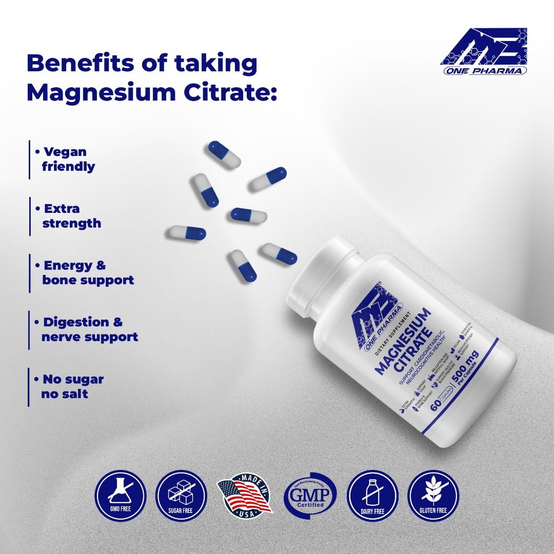 500 mg magnesium citrate benefits