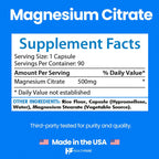 500 mg magnesium citrate supplement