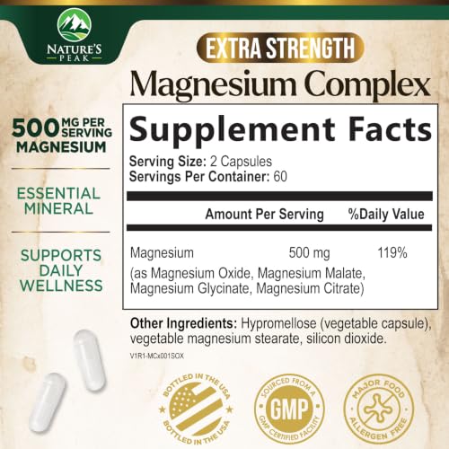 500 mg magnesium for muscle health
