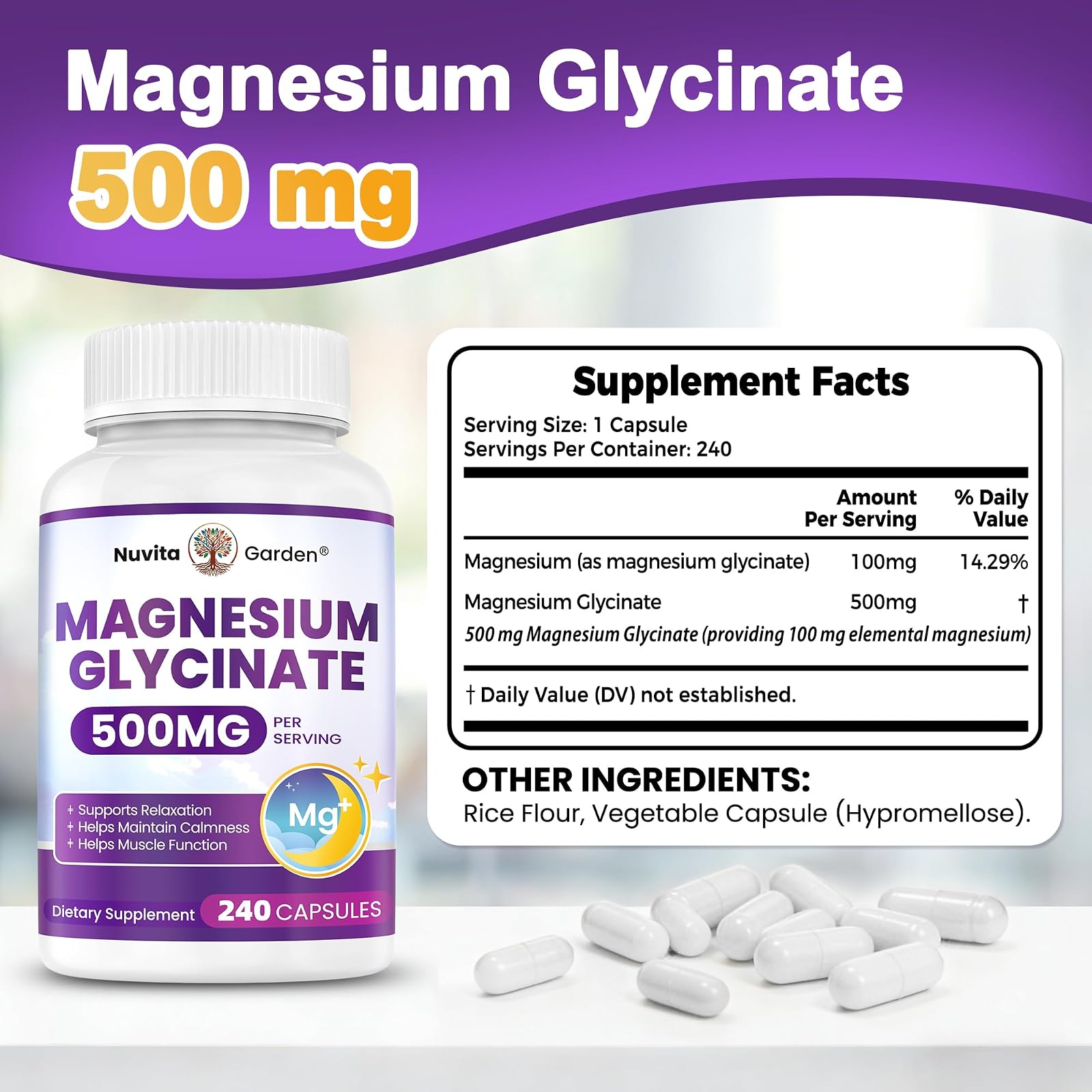 500 mg magnesium for muscle relaxation
