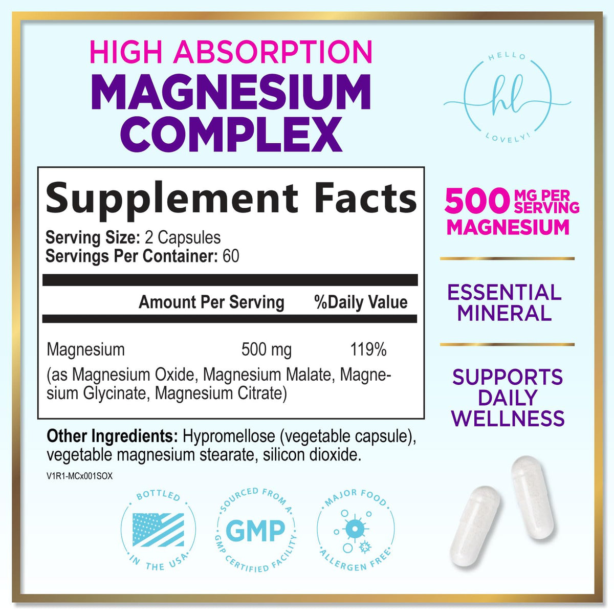 500 mg magnesium for muscle relaxation