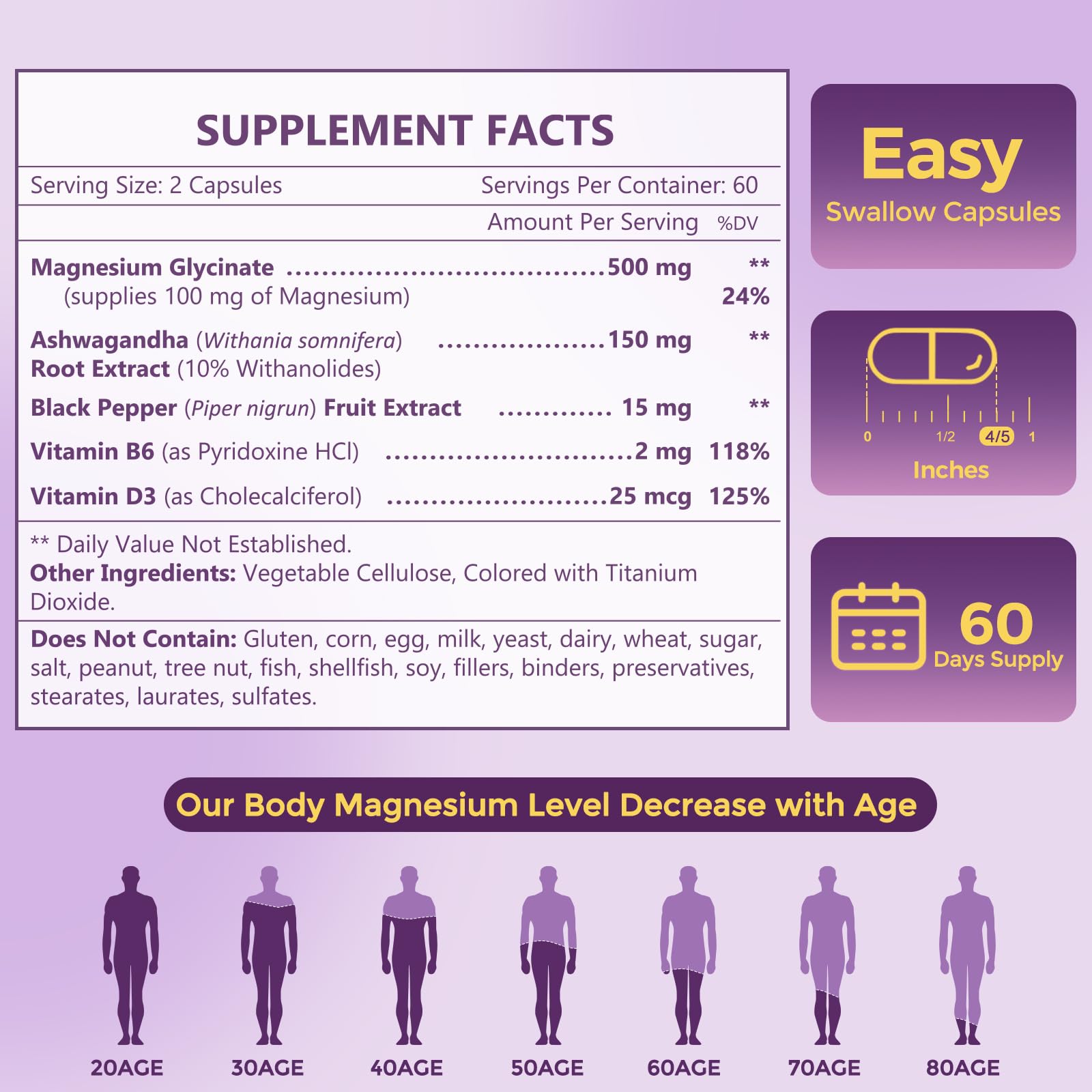 500 mg magnesium for muscle relaxation