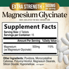 500 mg magnesium for muscle relaxation