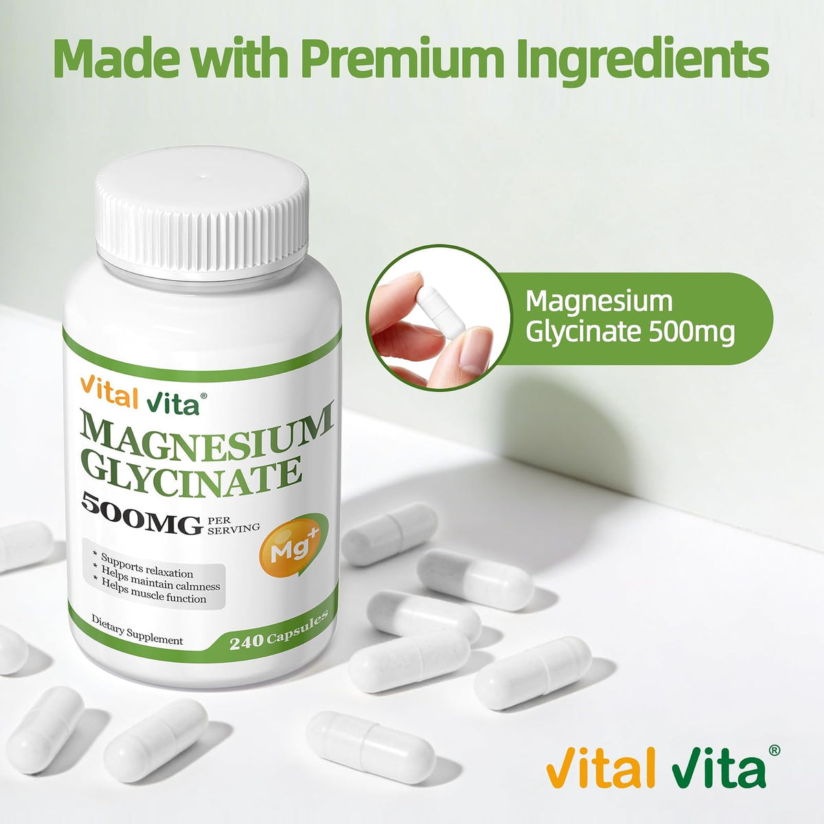 500 mg magnesium for muscle relaxation
