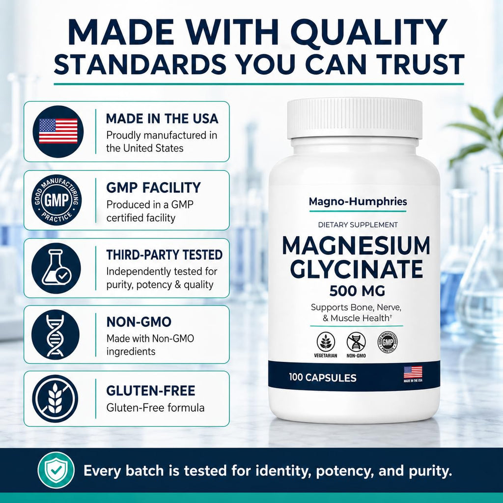 500 mg magnesium glycinate for daily wellness
