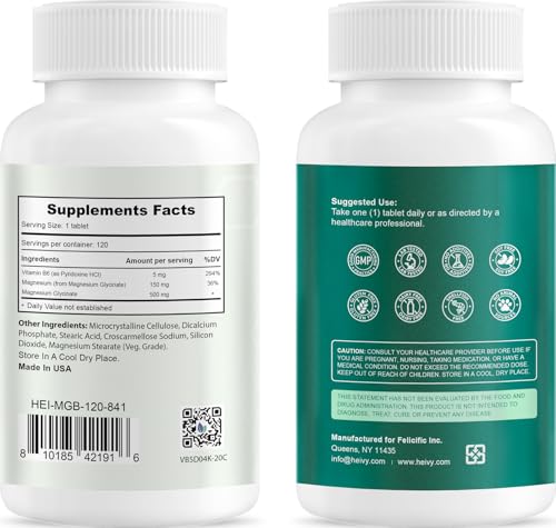 500 mg magnesium glycinate tablets