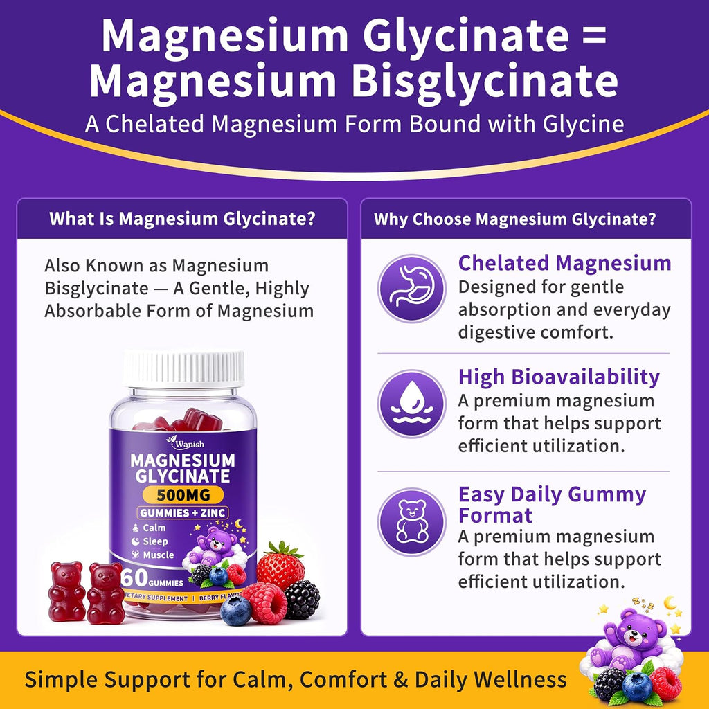 500 mg magnesium gummies for better sleep