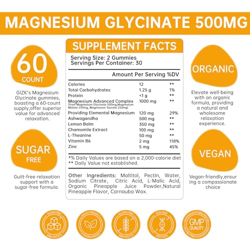 500 mg magnesium gummies for relaxation
