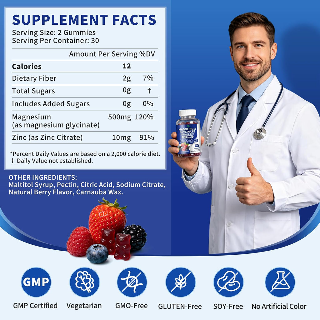 500 mg magnesium gummies for relaxation