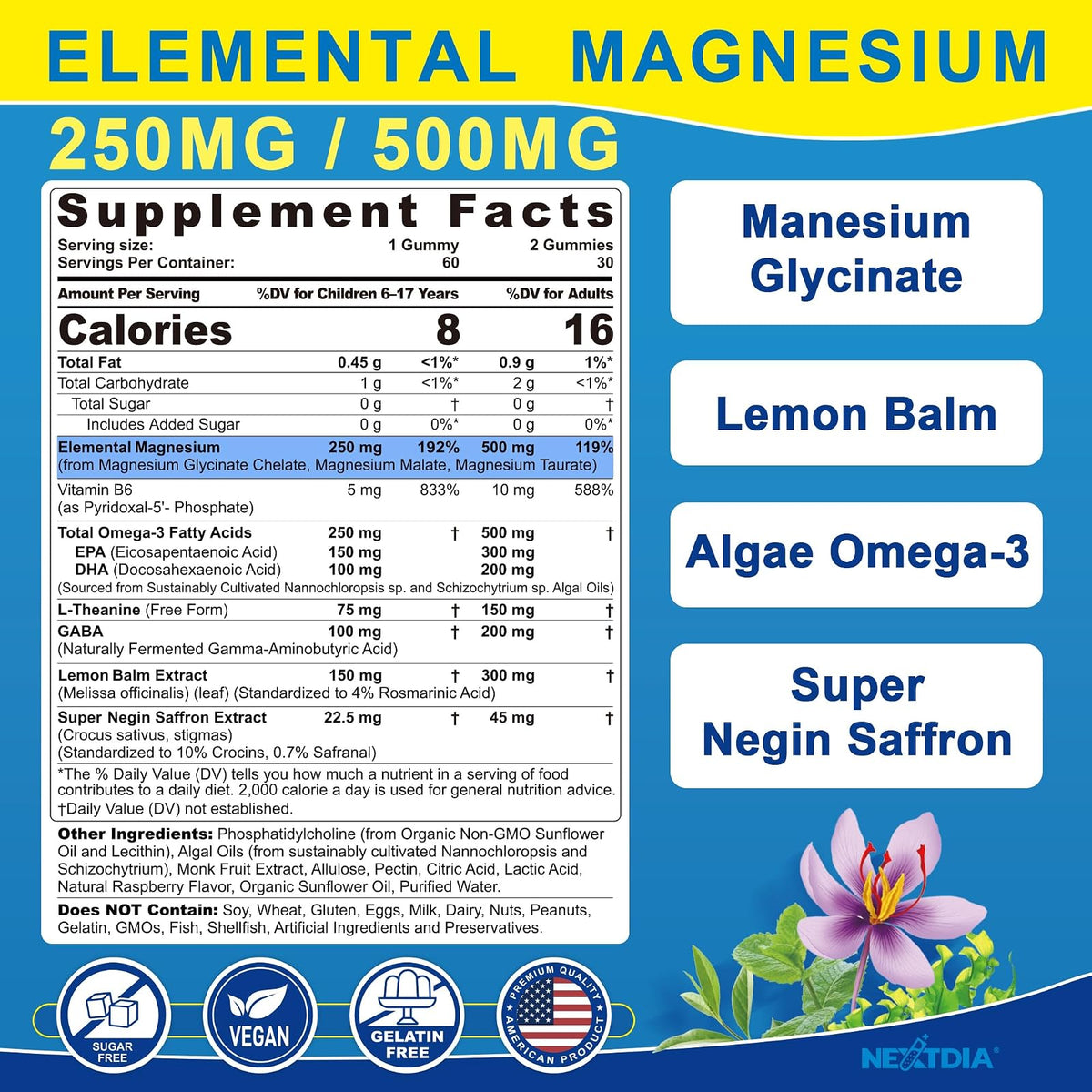 500 mg magnesium gummies for relaxation