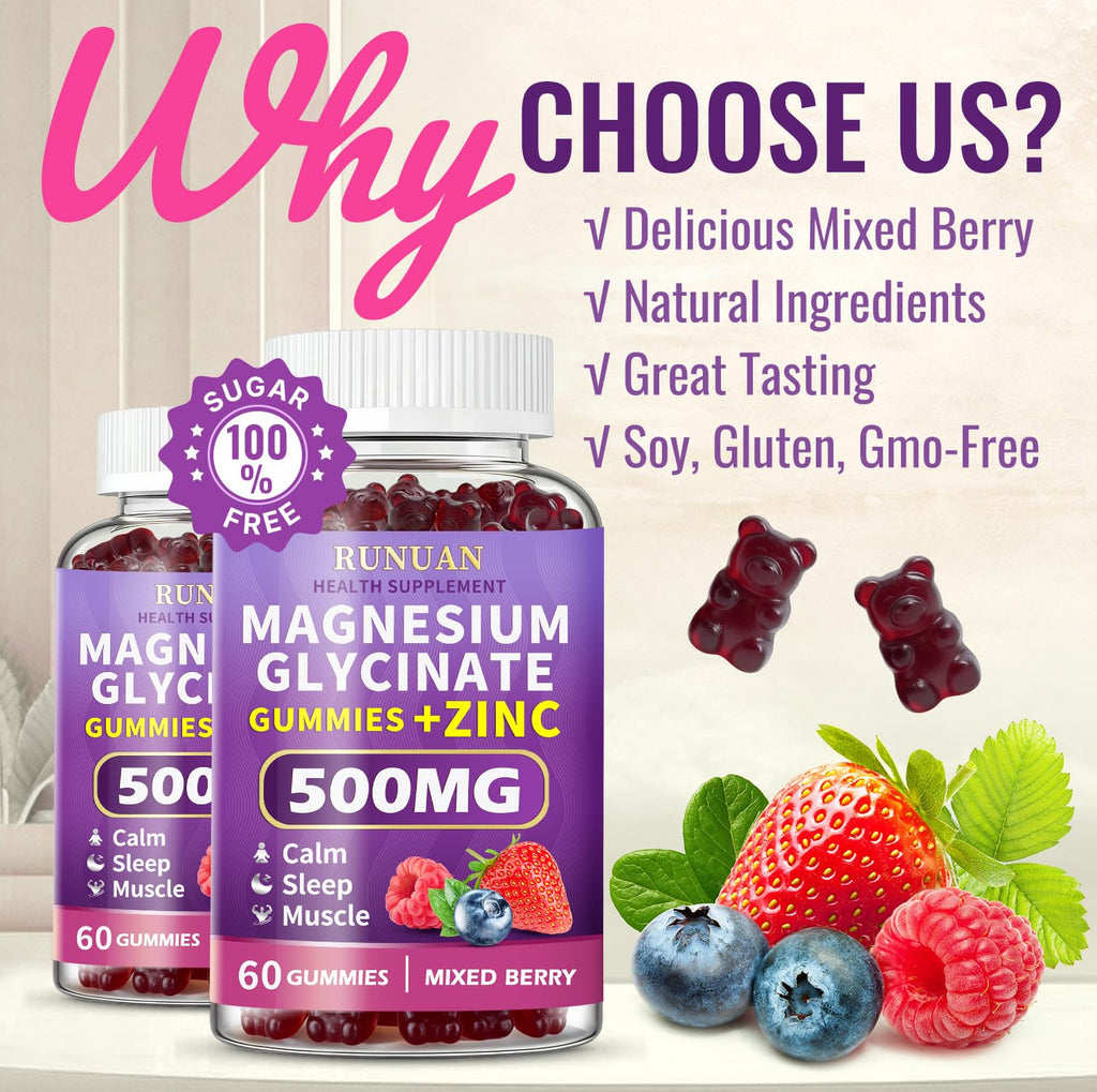 500 mg magnesium gummies for sleep support