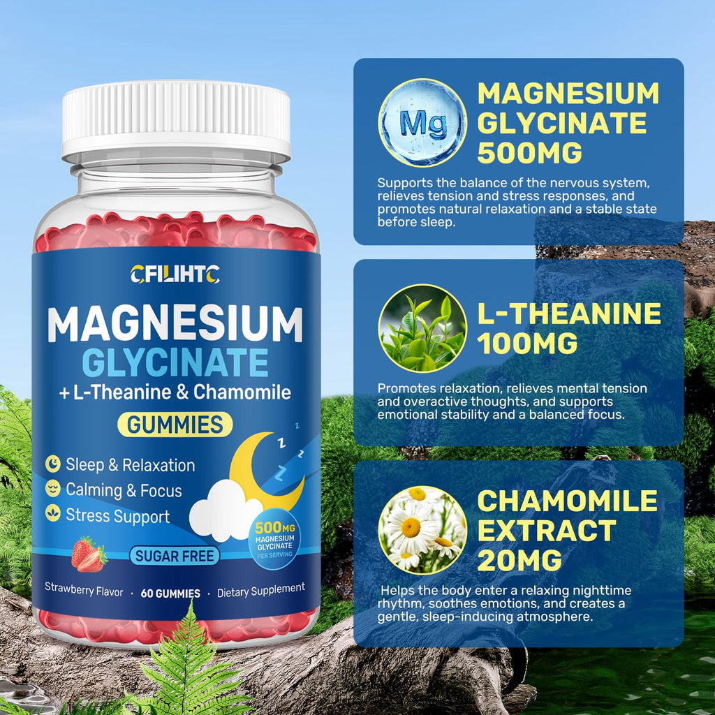 500 mg magnesium gummies for sleep support