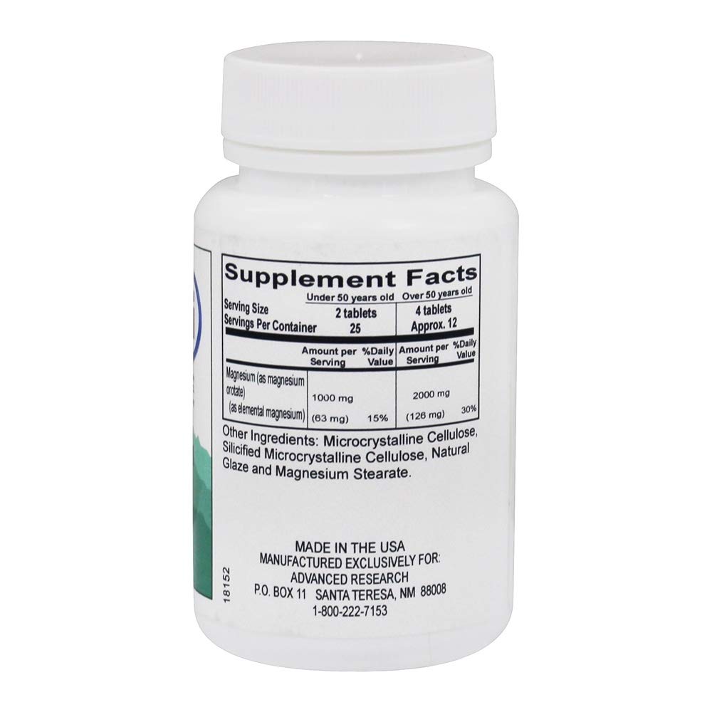 500 mg magnesium orotate tablets for health