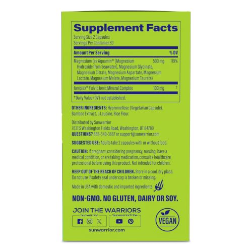 500 mg magnesium supplement for energy